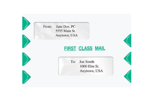 First Class Mail Envelope - 6 x 9 - Discount Tax Forms