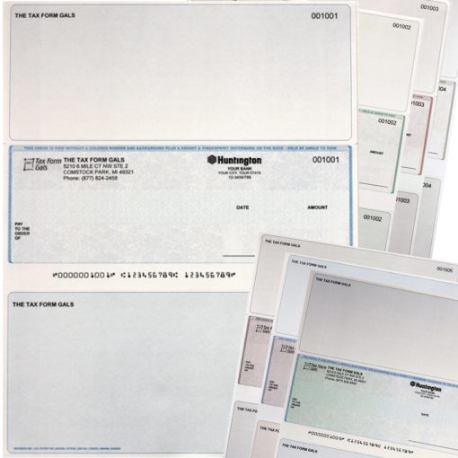 Printed Business Checks with Logos at Low Prices - DiscountTaxForms.com