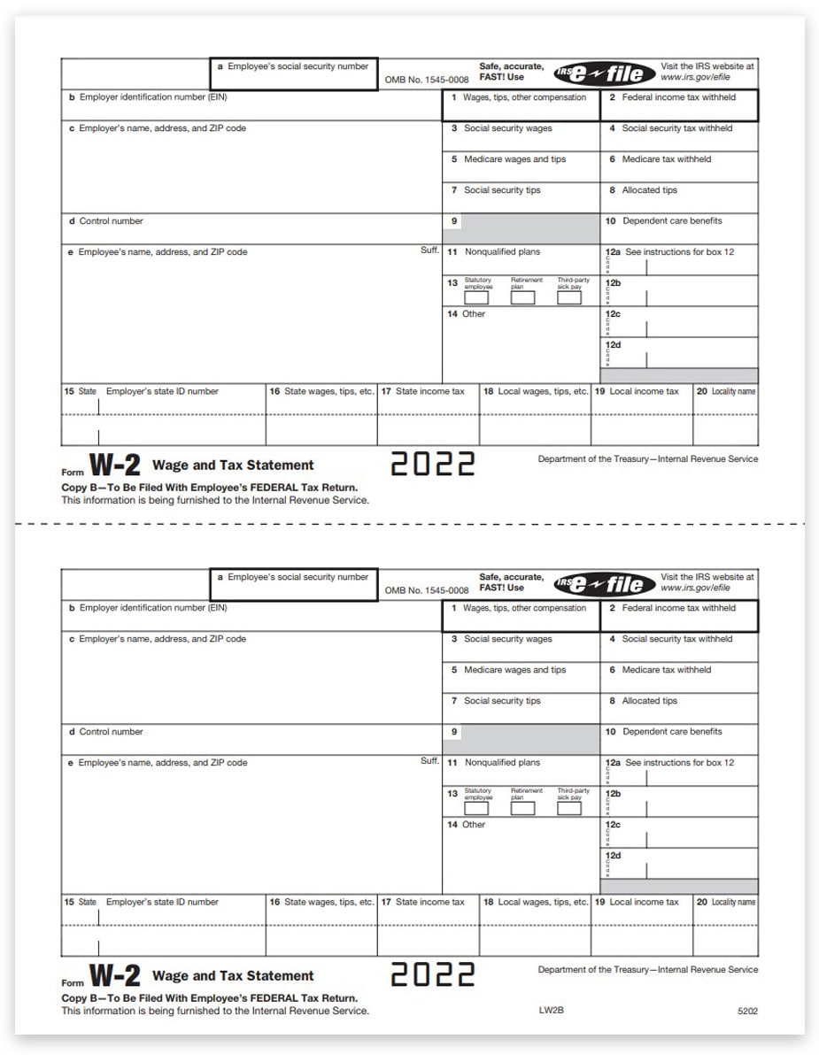 Year 2017 IRS Tax Forms 26 W 2 W2 Wage Tax Statement 4 W 3 W3