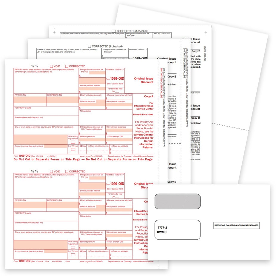 1099OID Forms for Original Issue Discount - DiscountTaxForms
