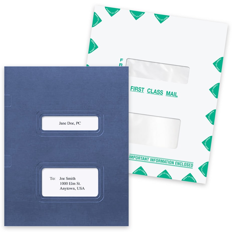 Drake Compatible Window Folders & Envelopes - DiscountTaxForms.com