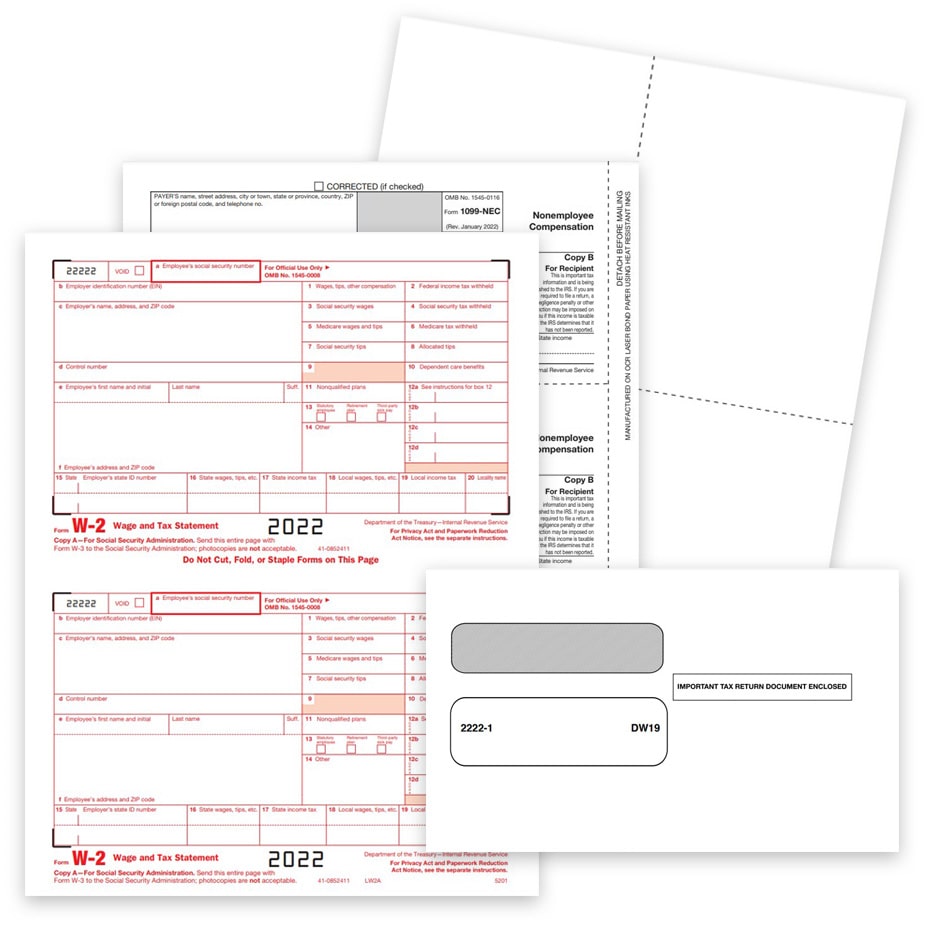 Software Compatible 1099 & W2 Tax Forms - DiscountTaxForms.com